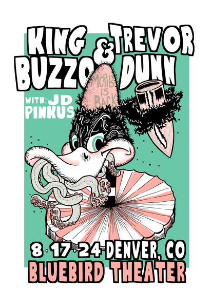 King Buzzo Trevor Dunn JD Pinkus Denver 2024 Reid Chancellor | Secret ...